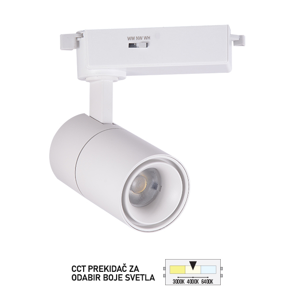 Forma LED šinski reflektor TL08-12CCT WHID: EK000775609
