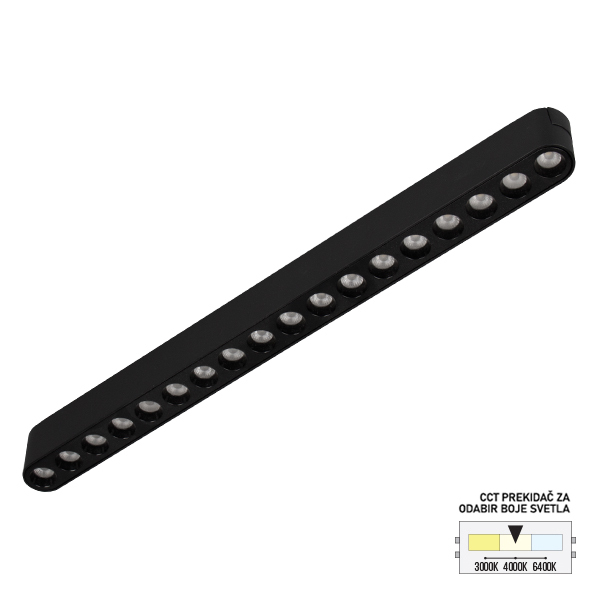 Forma LED magnetna svetiljka CCT ULTRA SLIM FMS2001-18 BKID: EK000775776