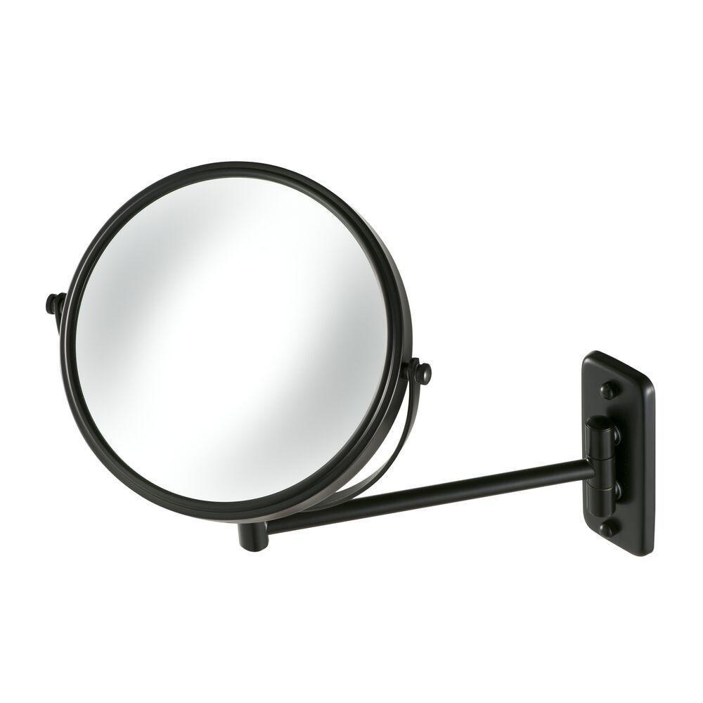 Geesa 911085-06 Mirror Black ogledalo konzolno sa podesivim držačem i 3x uveličanjemID EK000754239