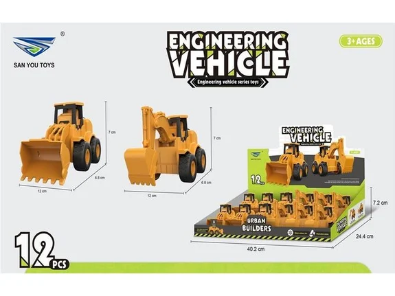 Generika Traktori u kutiji 10 pcs MS12666