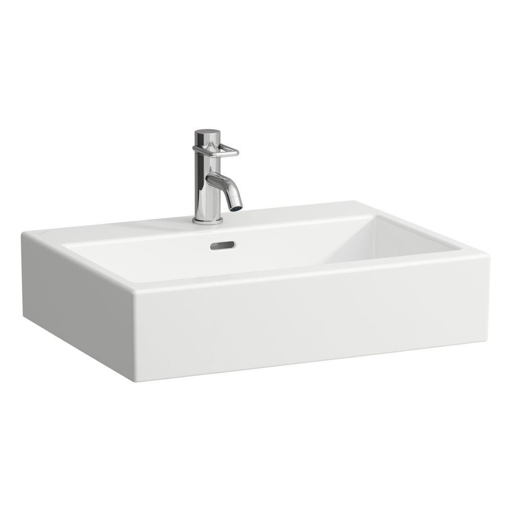 Turkuaz CeraStyle Lal C White umivaonik (lavabo) 60x46 nadgradni sa rupom za bateriju, keramičkim poklopcem odvoda ovalni 72200UID: EK000755168
