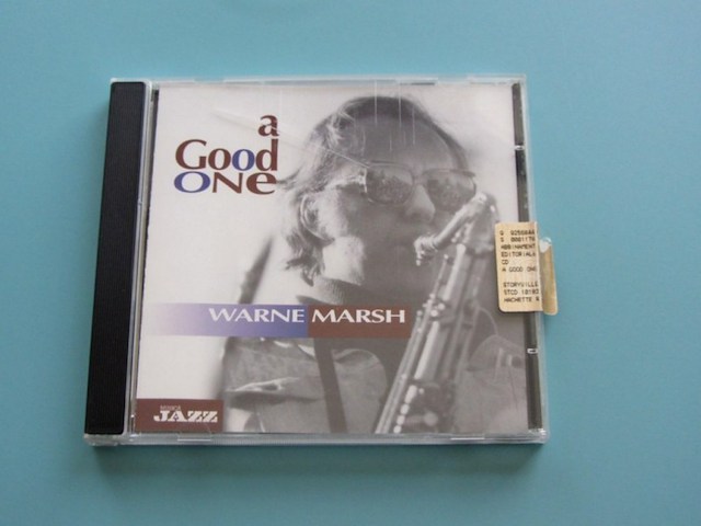 Warne Marsh ‎– a Good One  Audio CD JAZZ
