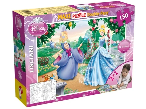 Lisciani Slagalica Princess 2u1 složi i oboji 150pcs maxi 46720