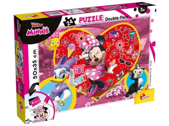 Lisciani Slagalica Minnie 2u1 složi i oboji 24pcs 73979