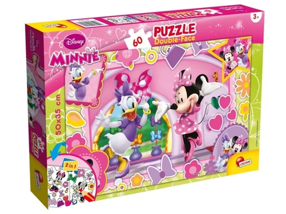 Lisciani Slagalica Minnie 2u1 složi i oboji 60pcs 47918