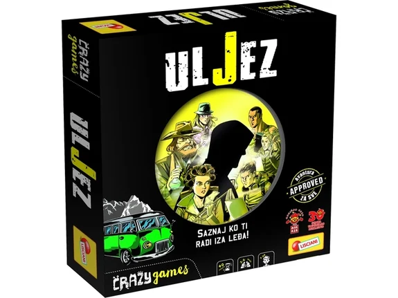 Lisciani Društvena igra Sr Crazy Games Uljez