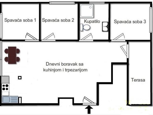 Trosoban stan na Voždovcu - potpuno renoviran