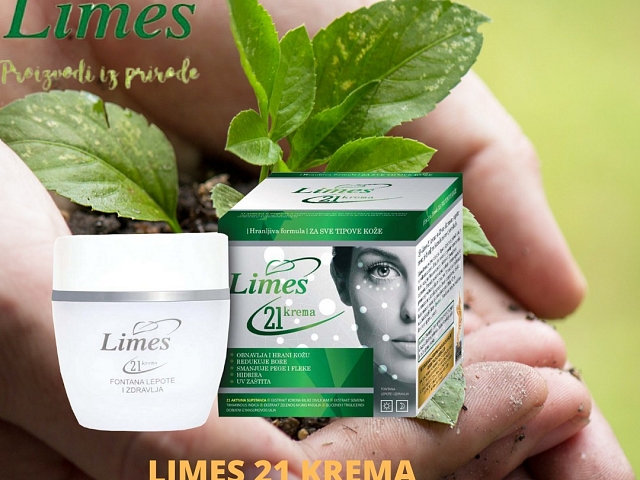 Limes 21 krema – 21 aktivna susptanca za našu kožu