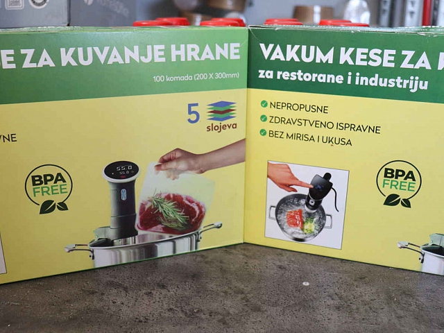 Vakuum KESE za kuvanje hrane