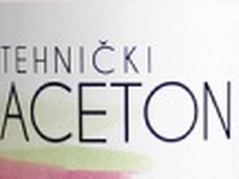 Aceton tehnički u refuzu, količina 35 litra