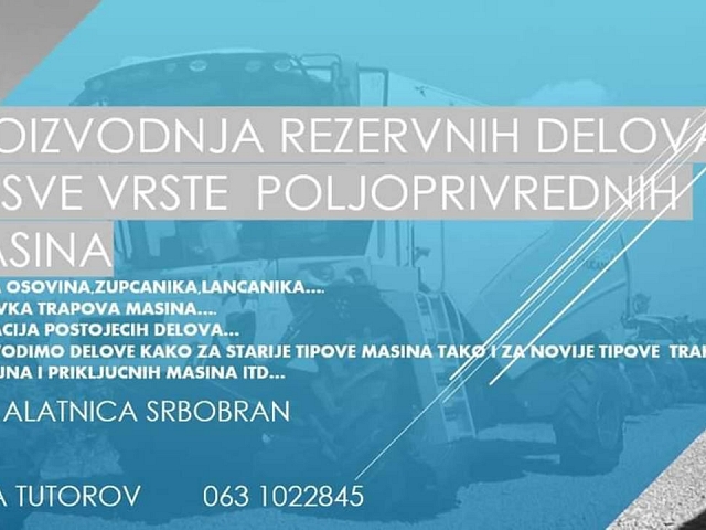 Izrada rezervnih delova za poljoprivredne masine