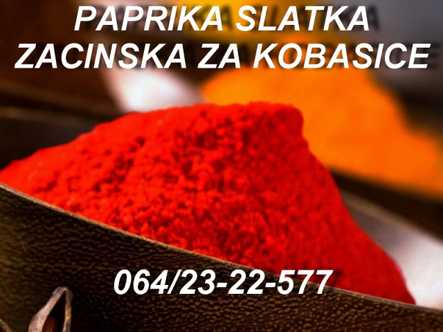 PAPRIKA MLEVENA ZA KOBASICE ,KULEN i ZACINI
