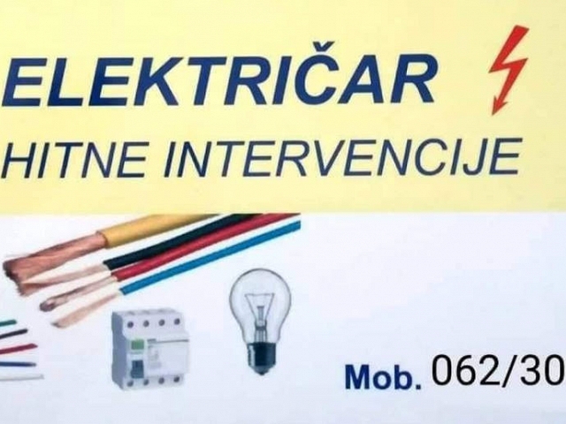 VAŠ ELEKTRIČAR - sve vrste hitnih intervencija - Beograd i okolina
