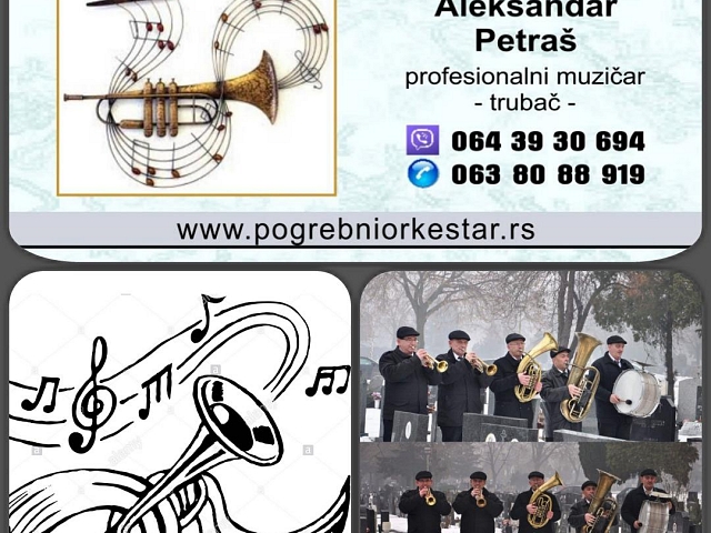 Muzika trubači pogrebni orkestar za sahrane Srbija