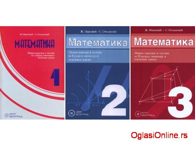 Časovi matematike učenicima gimnazija (prirodnog - opšteg - društvenog smera )