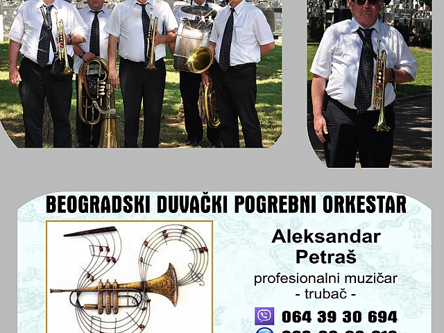 Pogrebni orkestar trubači bleh muzika za sahrane Mladenovac