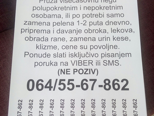 Menjam pelene ili radim visecasovno, sa kuvanjem