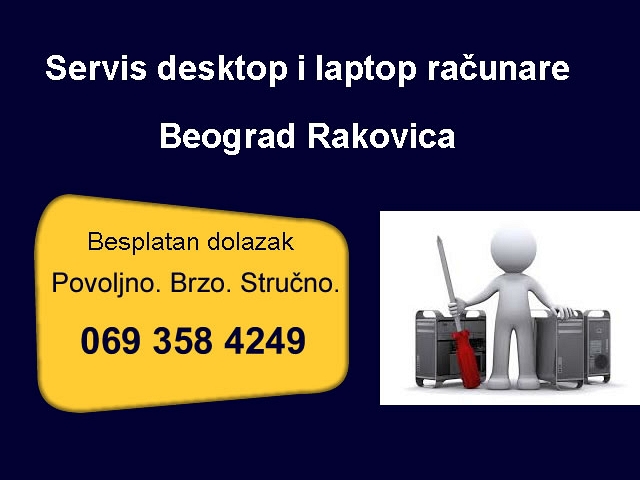 Servis PC MAC OS Računara Beograd Rakovica