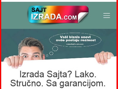 Prolećna akcija! Izrada web sajtova SA GARANCIJOM!
