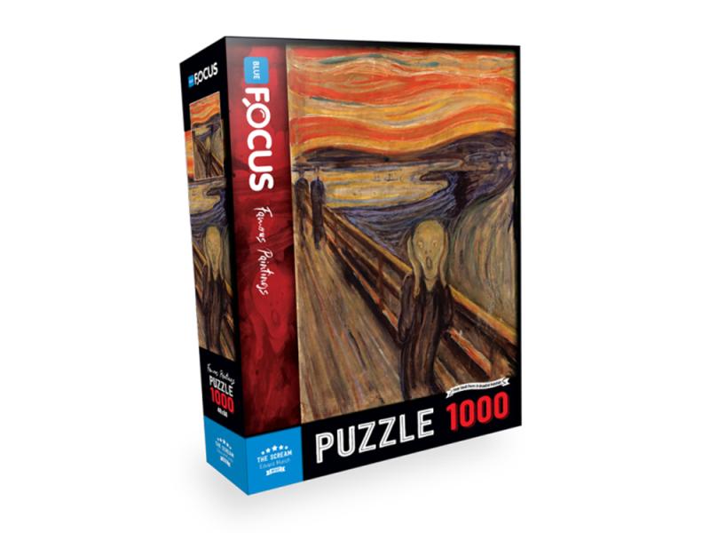 BLUE FOCUS PUZZLE THE SCREAM BF517 108/25177
