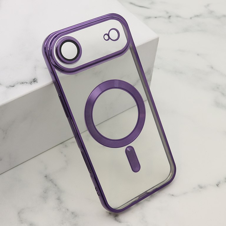 Zastitna maska (futrola) CAMERA PROTECT MAGSAFE - iPhone 17 Air ljubicasta (MS)