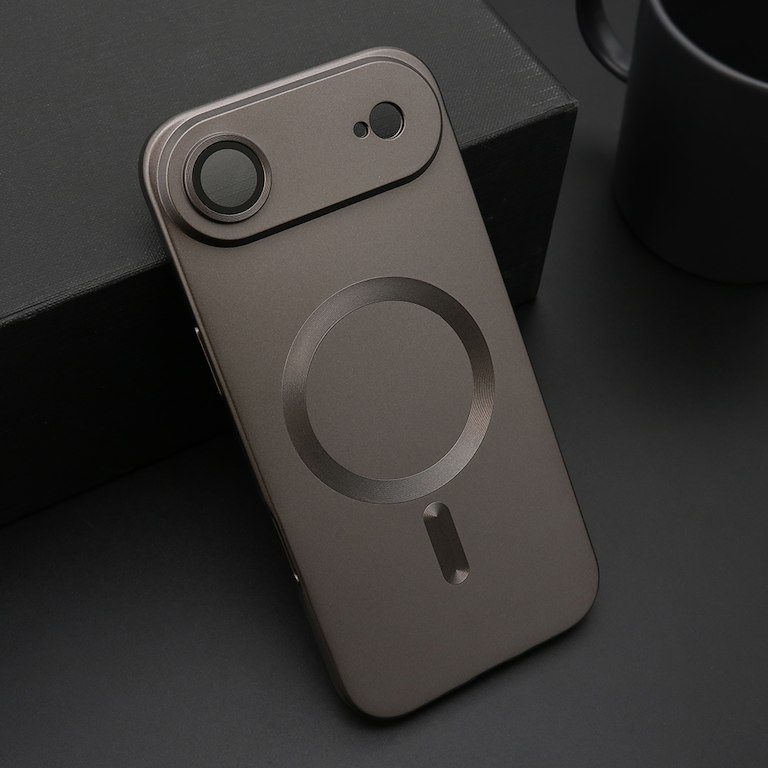 Zastitna maska (futrola) ELEGANT MAGSAFE - iPhone 17 Air siva (MS)
