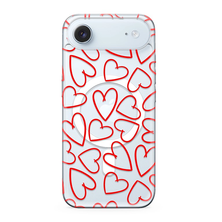 Zastitna maska (futrola) silikonska print MagSafe - iPhone 17 Air my love (MS)