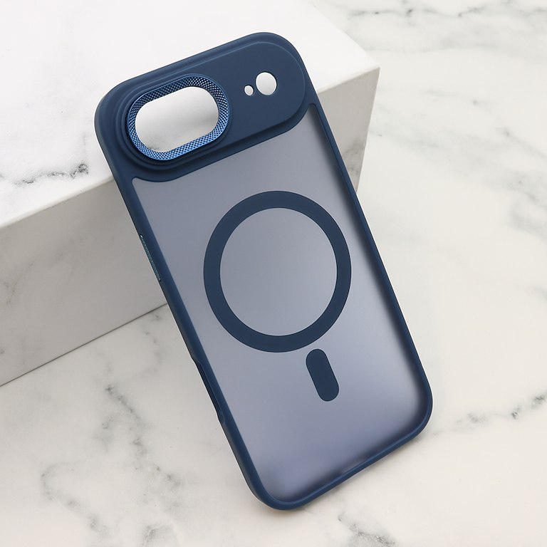 Zastitna maska (futrola) SILKY MagSafe II - iPhone 17 Air plava (MS)
