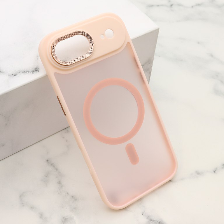 Zastitna maska (futrola) SILKY MagSafe II - iPhone 17 Air roze (MS)