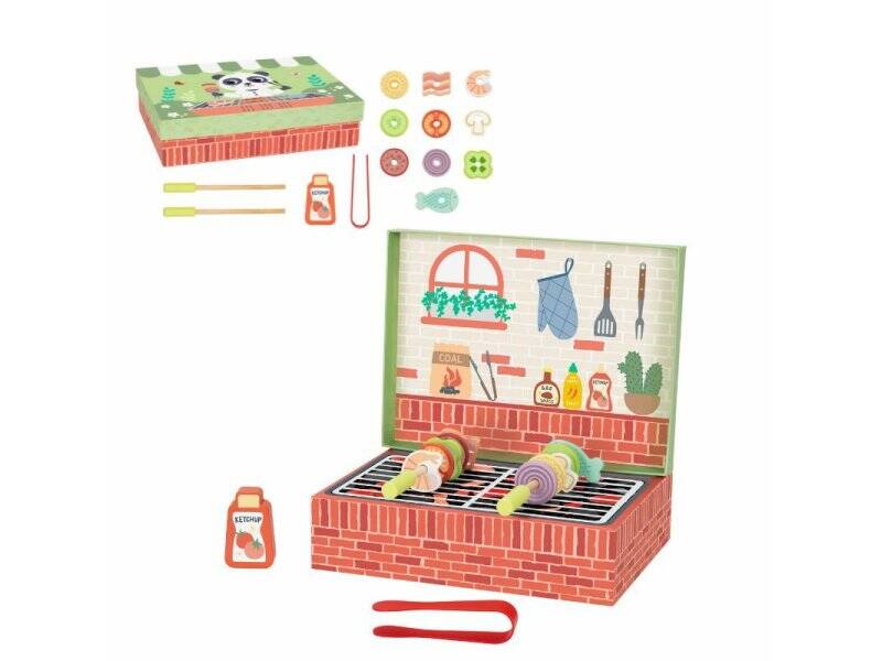 TOOKY TOY DRVENA IGRAČKA SET ZA ROŠTILJ HP064 107/52657