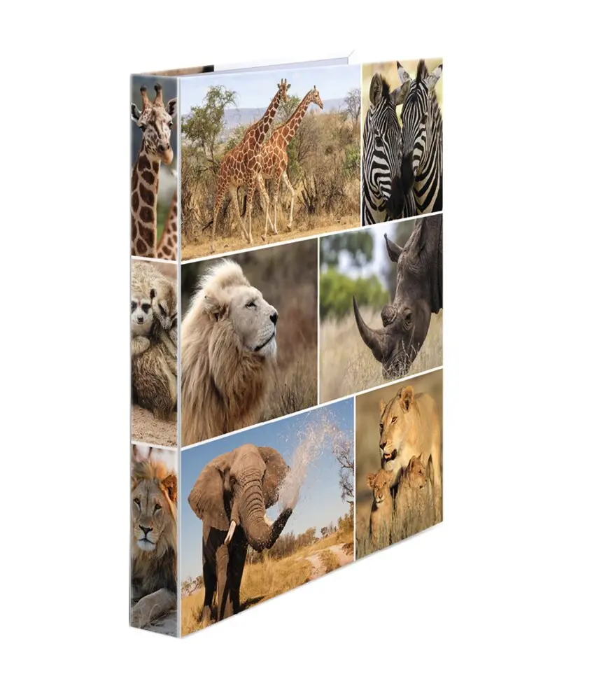 HERMA Klaser sa 2 prstena A4 Animals Africa 285x315x35mm šareni