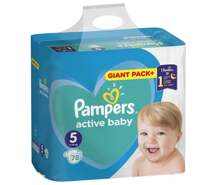 Pampers Pelene Active baby GP, S5, 11-16kg, 78komada