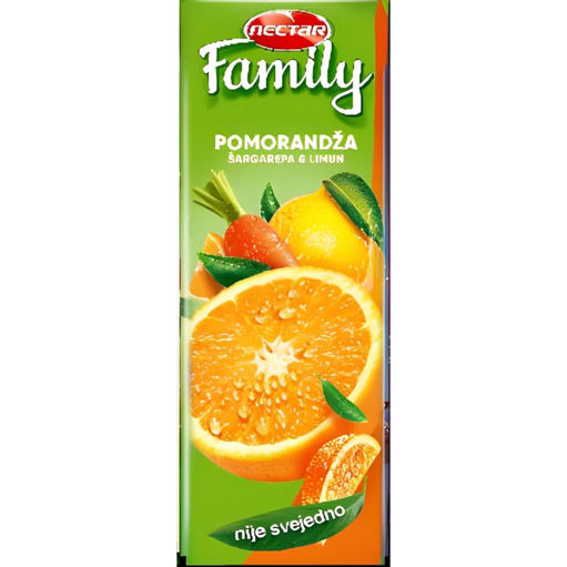 Family 1.5 L Pomorandza Šargarepa Limun
