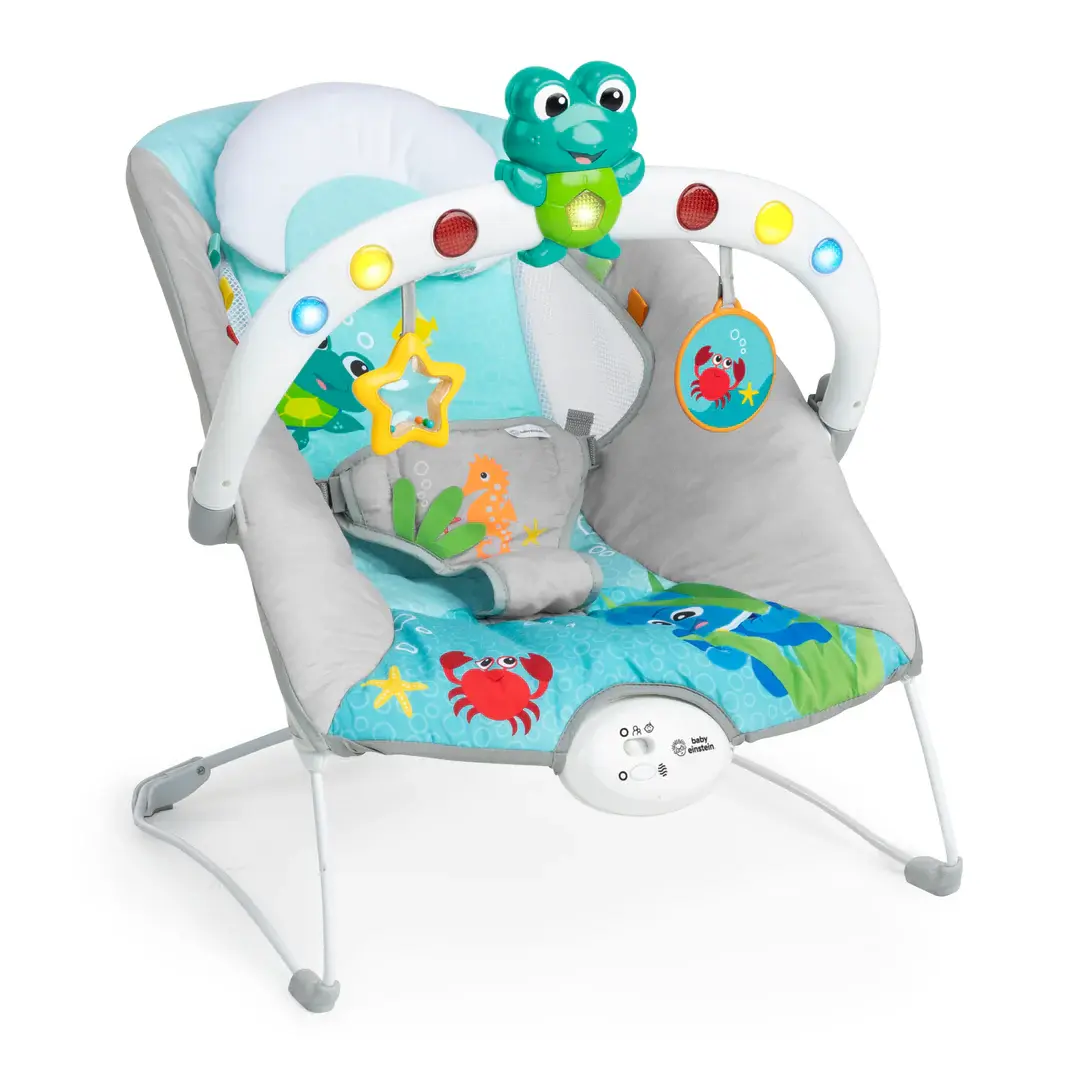 Kids II Muzička ležaljka za bebe Kick to it Neptune 13102, Baby Einstein