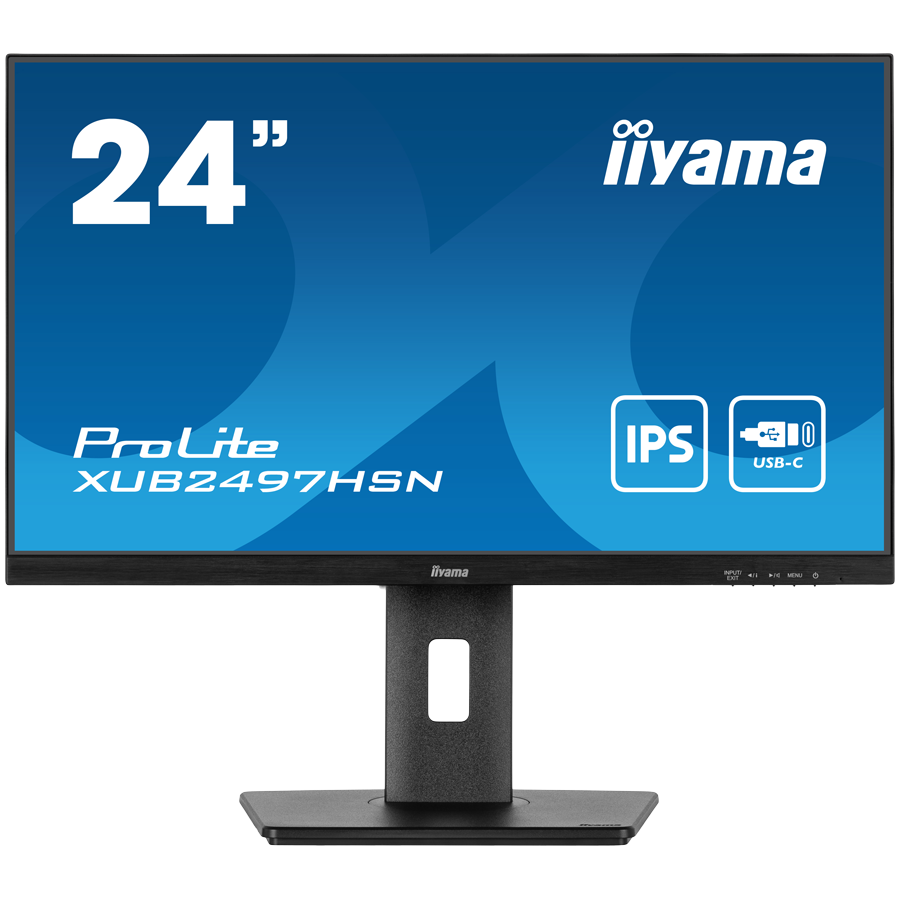 IIYAMA Monitor ProLite XUB2497HSN-B2 23.8", IPS, FHD, USB-C