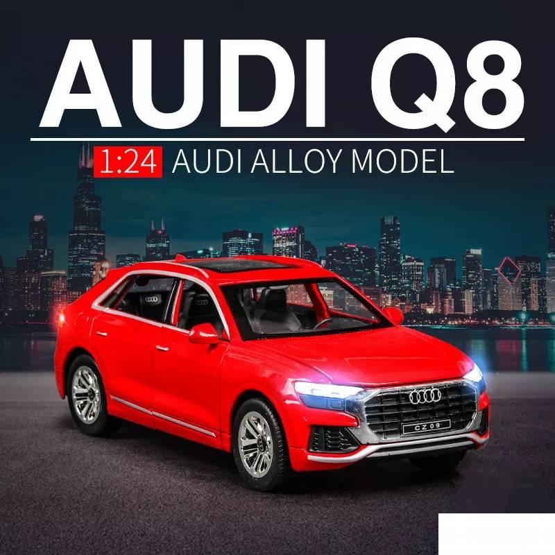 Audi Q8 1/24 Diecast Metalni,Crveni – Audi Q8 1/24 Diecast Metalni,Crveni