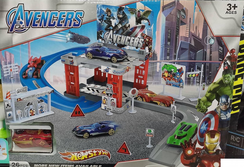 Avengers Tobogan i Garaza – Avengers Tobogan i Garaza