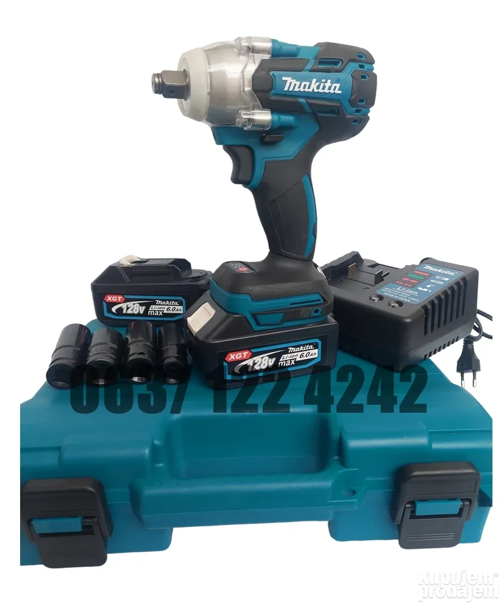 NOVO! Aku odvijac za mehaniku i tockove Makita 128V 2 baterije