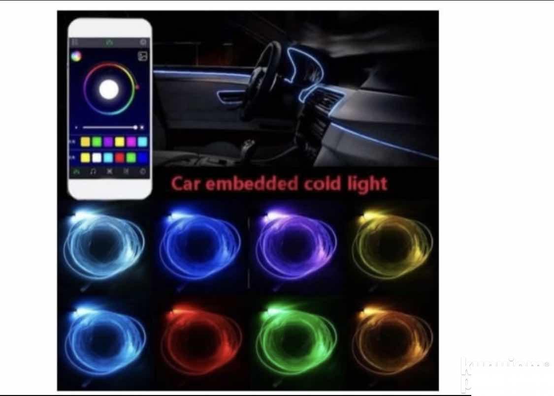 NOVO! ambijentalno svetlo RGB LED – led niti za auto – NOVO