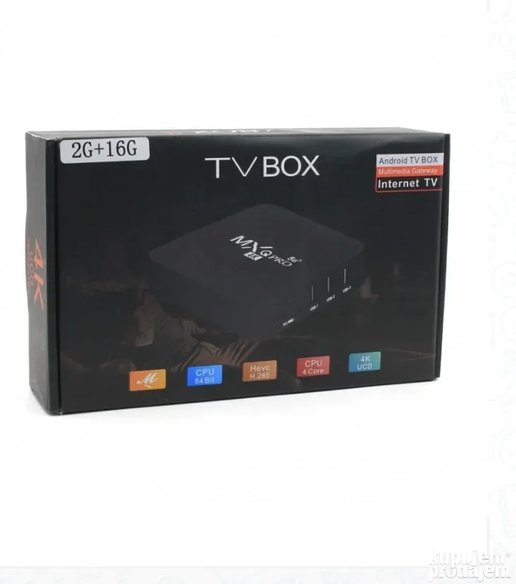 NOVO! Android Smart TV box MXQ PRO 5G