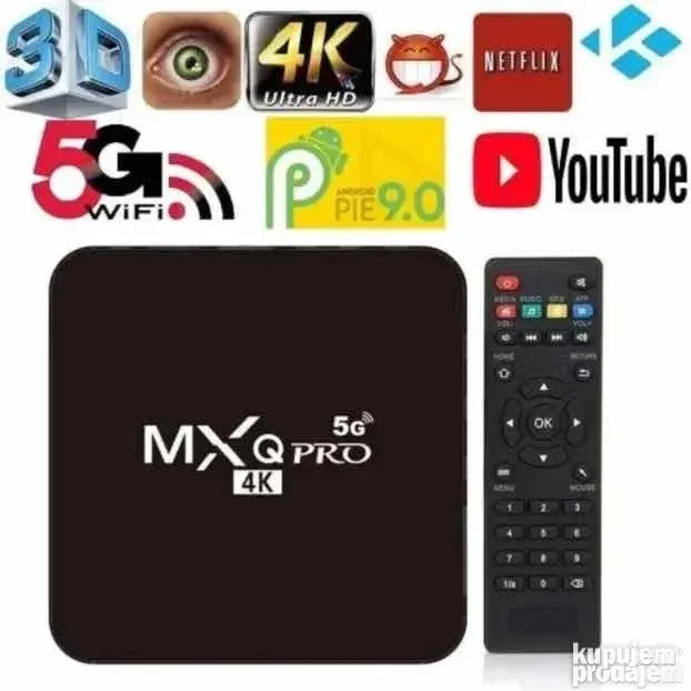 NOVO! Android TV BOX Smart tv box MxQ Pro 4K 5G 4g/64g Android 11