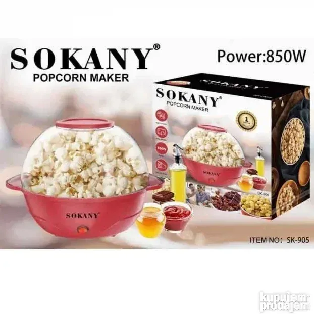 NOVO! Aparat za kokice Sokany SK905