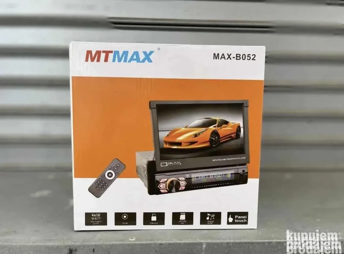 NOVO! auto radio multimedija MAX B052 usb / sd / bt / aux / mp5