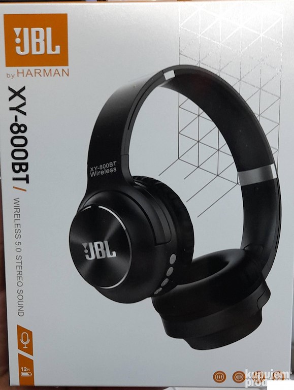NOVO! Bežične slušalice JBL WH-800-BT crne