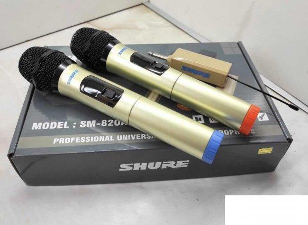 NOVO! bežični mikrofon shure SM – 820A dual – dva mikrofona
