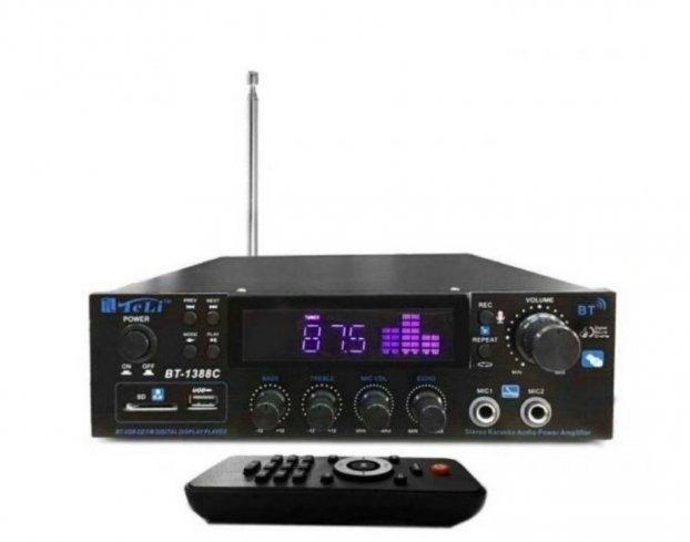 NOVO! Bluetooth pojacalo 1388C blutut risiver + USB SD FM radio