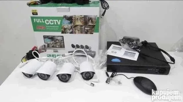 NOVO! CCTV Kamere za Video Nadzor Full HD Set 4 kamere