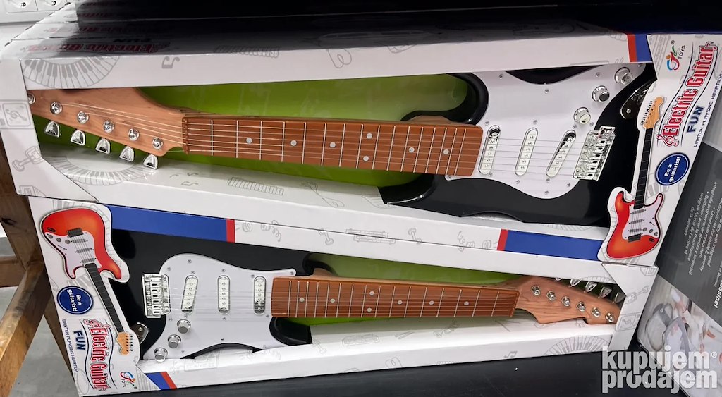 NOVO! Decija elektricna gitara 70cm