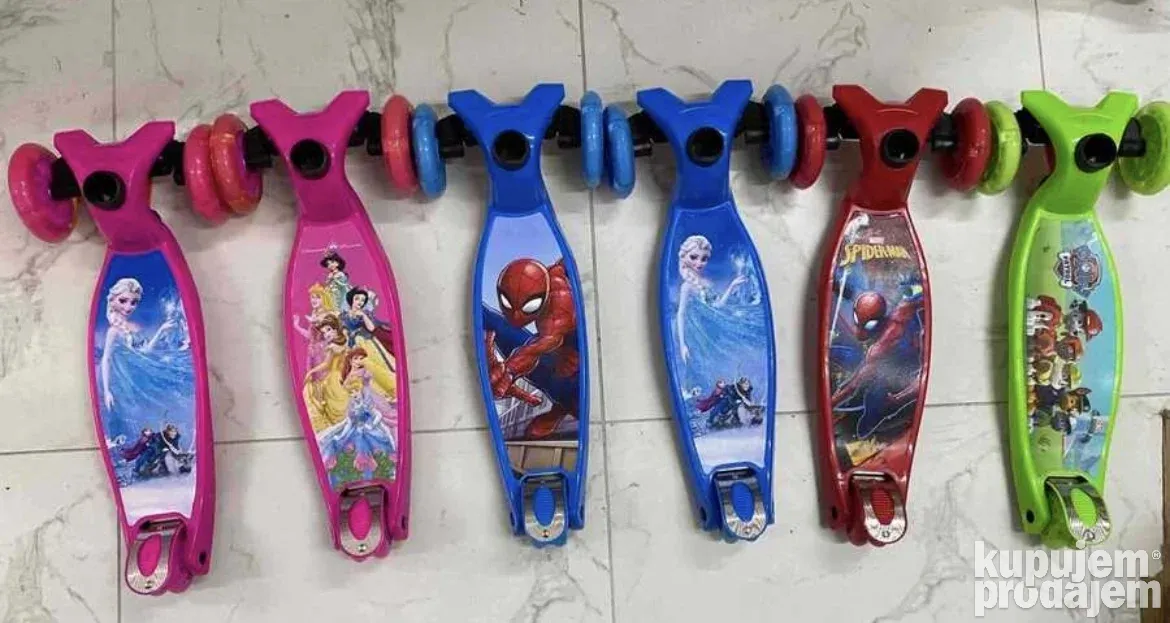 NOVO! Deciji trotineti – deciji trotinet Spiderman, Frozen