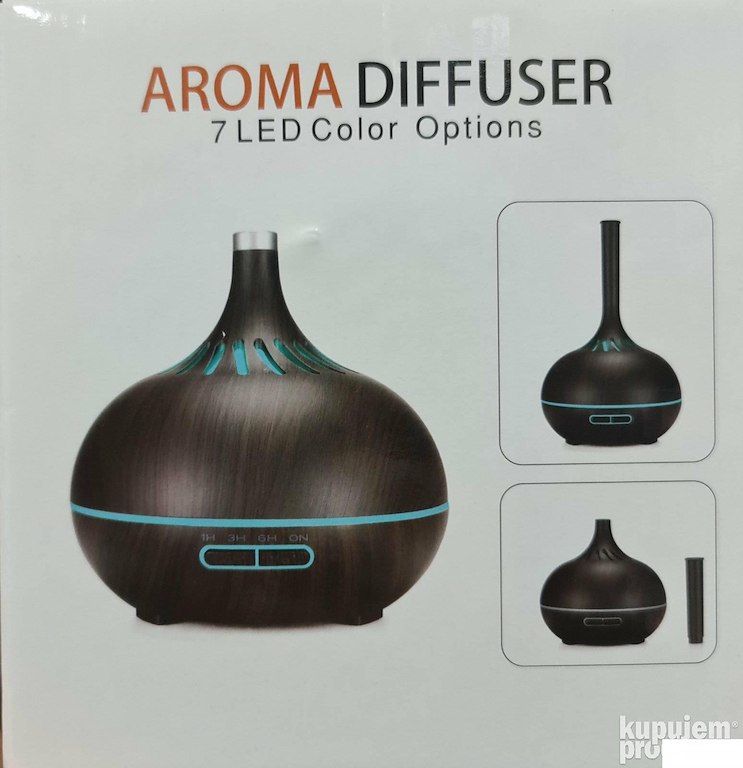 NOVO! Difuzer aroma – ovlaživač vazduha sa 7 led boja